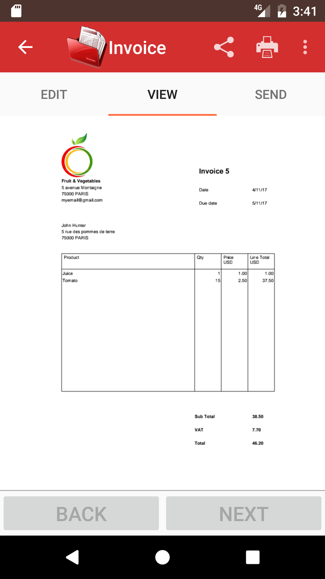 Invoice Pro - Create invoice on Android, iPhone & iPad